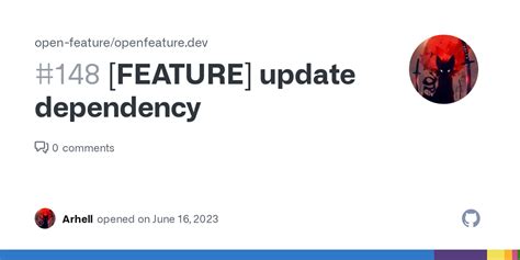 Feature Update Dependency Issue Open Feature Openfeature Dev
