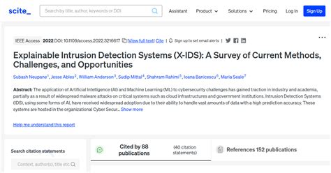 Explainable Intrusion Detection Systems X Ids A Survey Of Current