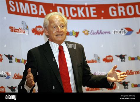 Michael Sieber Boss Of Toy Producer Simba Dickie Talks During A Press