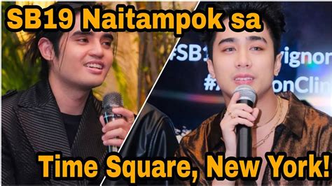 Sb19 Appeared In Times Square New York Esbi Updates Youtube