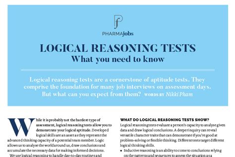 Logical Reasoning Tests What You Need To Know Pf Media