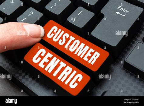 Conceptual Display Customer Centric Business Overview Process Of