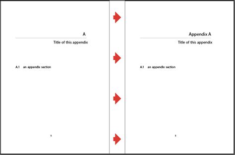 Sectioning Modifying Custom Designs For Chapter And Appendix Heading