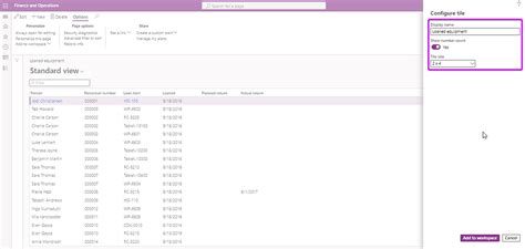 Create A New Workspace In D365 Hr