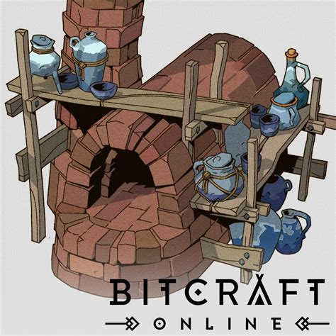Artstation Bitcraft Online Workstation Props