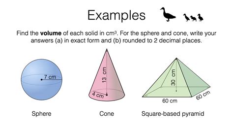 Formula Of Volume Of A Cone