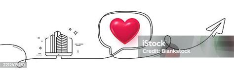 엔터프라이즈 회선 아이콘입니다 부동산 표지판 평면과 연속선 벡터 3차원 형태에 대한 스톡 벡터 아트 및 기타 이미지 3차원 형태 건축물 고급 Istock