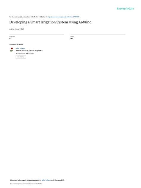 Smartirrigation Final Pdf Arduino Relay