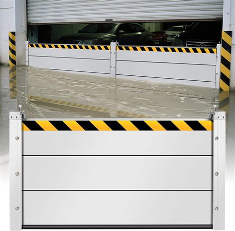 Akcky Reusable Heavy Duty Aluminum Flood Water Barrier Door Flood