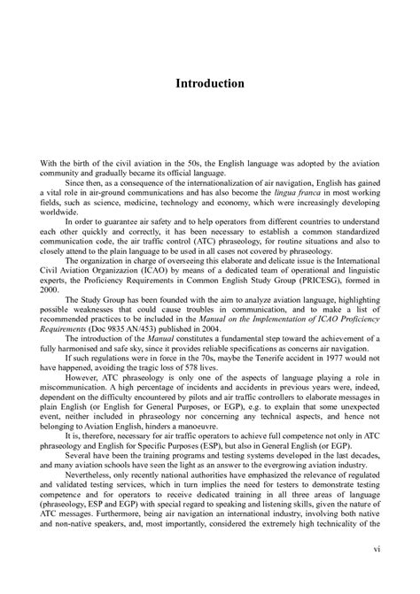 Aviation English Analysis Of Corpus Data And Tentative Proposal For A Learner Corpus Tesi Di