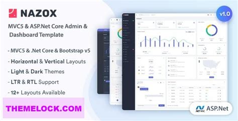 NAZOX V ASP NET CORE MVC ADMIN DASHBOARD TEMPLATE Crack Themes