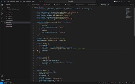 Completed Task 2 Of Stopwatch Web Application By Prodigy Infotech Anudeepthi T Posted On The