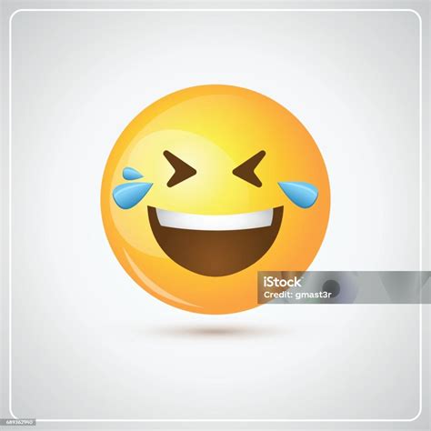 노란색 웃는 만화 얼굴 웃음 긍정적인 사람 감정이 입 열고 아이콘 개념에 대한 스톡 벡터 아트 및 기타 이미지 개념 개념