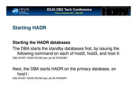 db2 v 10 hadr multiple standby