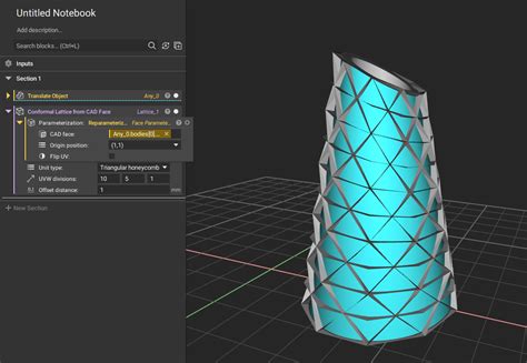 Why Does My Conformal Lattice Extend Beyond The Cad Face Ntop Support