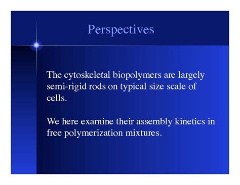 Introduction To Polymerization Kinetics