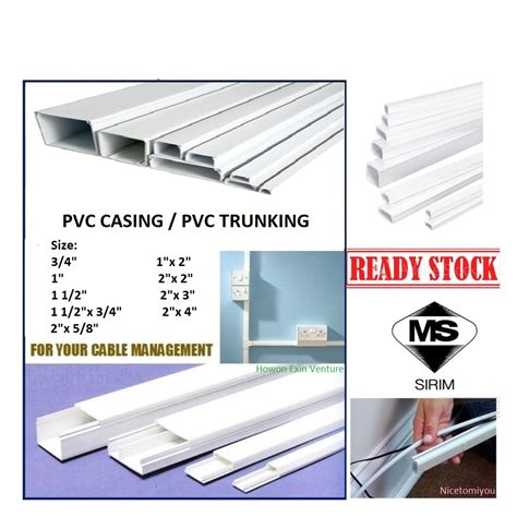 Ft Pvc Wiring Casing Electrical Casing Pvc Trunking Wire Casing Elektik Pure Pvc Upvc Casing
