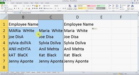 excel convert text to proper case youtube