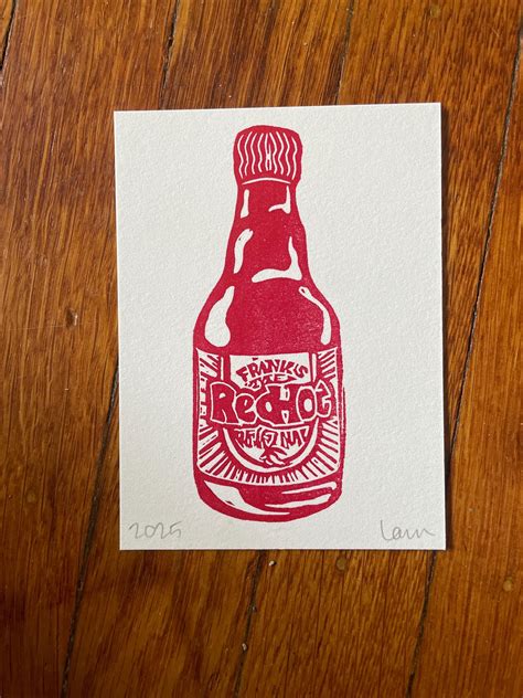 Mini Linocut Block Print Vending Machine Prints Buy 4 Get 5th Free
