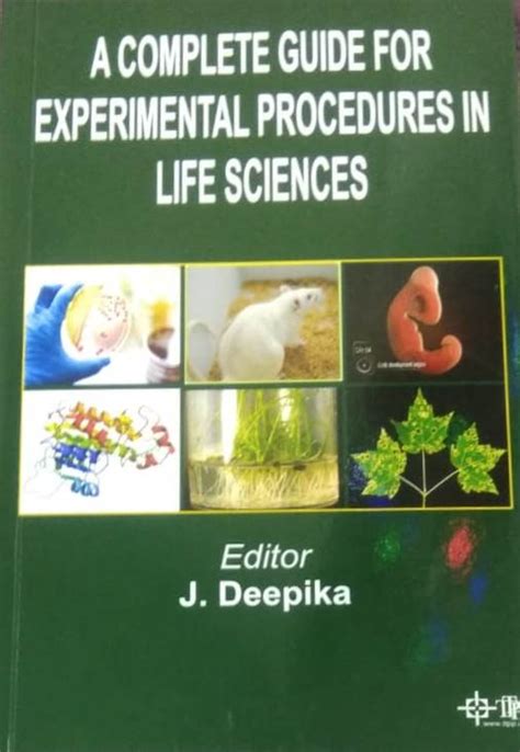 a complete guide for experimental procedures in life sciences indian
