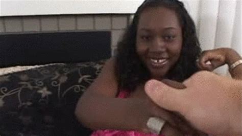 hot black girl with huge nipples getting her first cream pie and a