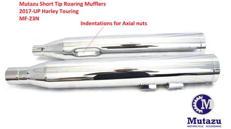 Mutazu 4 Roaring Series Mf 23n Cc Slip On Mufflers Exhaust 2017 Up Ha