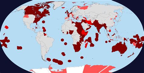 Every Territory England Great Britain And The Uk Ever Controlled R