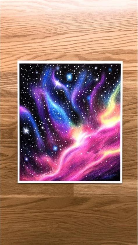 32 Colored Pencil Galaxy Drawing Ideas For Stunning Outer Space Art