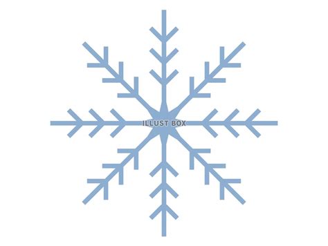 無料イラスト 雪の結晶