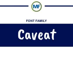 Caveat Font Free Download Maisfontes