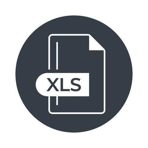 xls file format icon xls extension filled icon 15426500 vector art at
