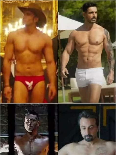 From Ranveer To Ranbir Times When Bollywood Actors Went Half Naked On Big Screen Times Of India