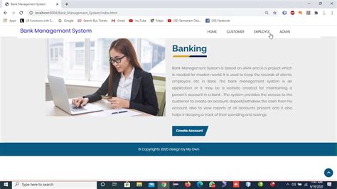 bank management system java project youtube