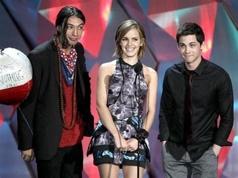 Emma Watson And Logan Lerman Kiss