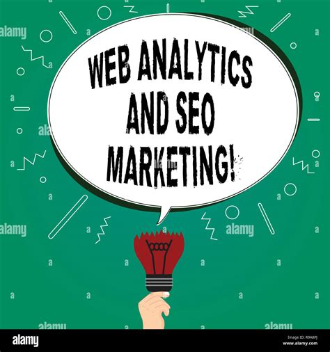 Handwriting Text Writing Web Analytics And Seo Marketing Concept