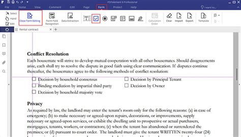 How To Add Checkbox In Word Wondershare PDFelement