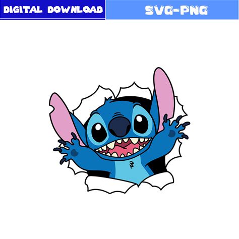 Stitch Face Svg Stitch Svg Lilo Svg Funny Stitch Svg Lil Inspire