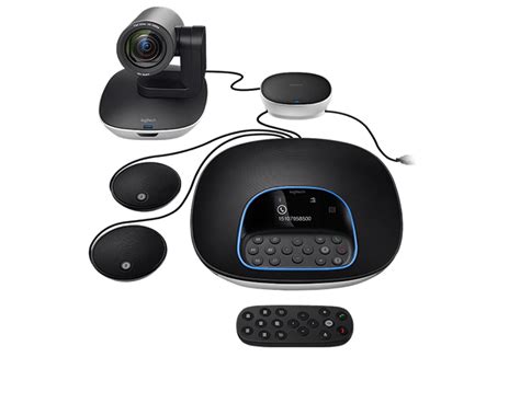 Logitech Group Conference Camera Bundle With Speakerphone And Expansion Mics