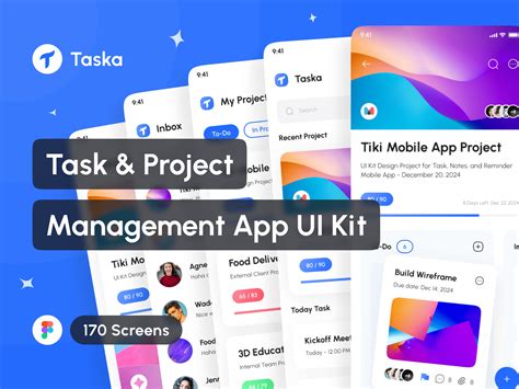 Taska Task And Project Management App Ui Kit By Sobakhul Munir Siroj On Dribbble