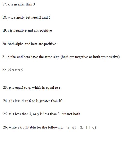Solved For The Following Exercises Write C Boolean