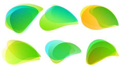 Premium Vector Abstract Blur Shapes Purple Color Gradient Iridescent Colors Effect Soft