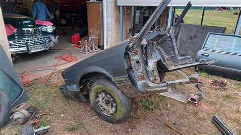 Mercury Capri Build Part 2 Cutting A Foxbody In Half Youtube