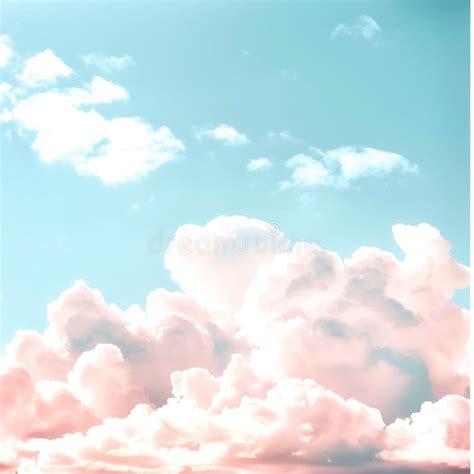 Pink Delicate Clouds Stock Illustration Illustration Of Lovely 316436668
