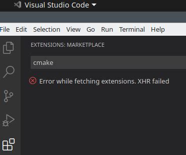 Error While Fetching Extension XHR Failed Issue Microsoft Vscode GitHub