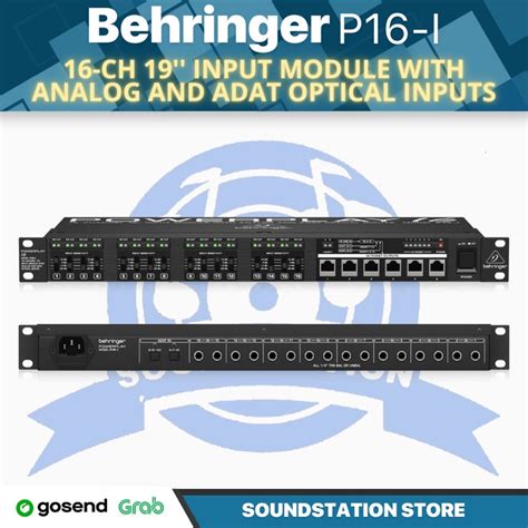 Jual Behringer Powerplay P I Channel Input Module Shopee Indonesia