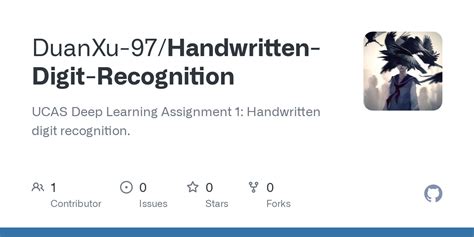 Github Duanxu 97handwritten Digit Recognition Ucas Deep Learning