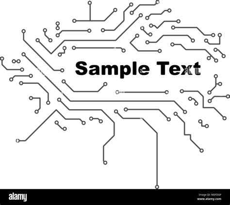 Background In Pcb Layout Style Stock Vector Image And Art Alamy