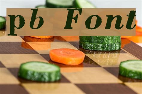 Pb Font