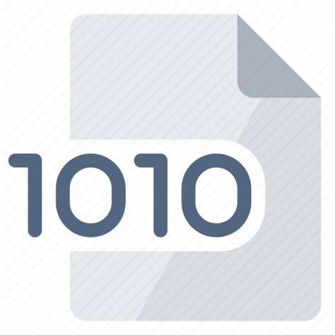 binary document file numbers icon