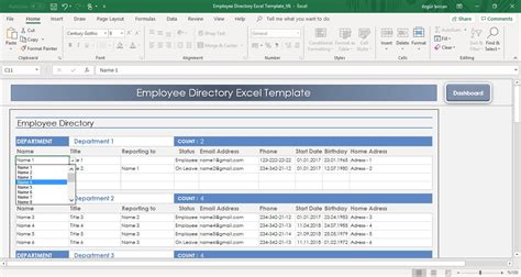 File Directory Template Excel At Bonnie Call Blog